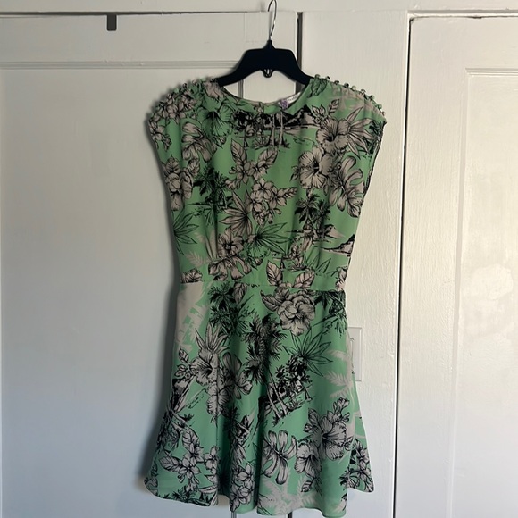 Zara | Dresses | Fun And Flirty Tropical Mini Dress | Poshmark